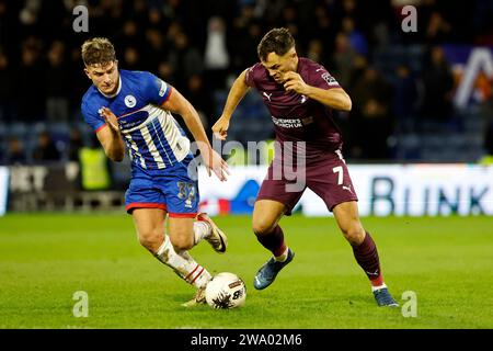 Kurt Willoughby of Oldham Athletic Association Football Club is ...