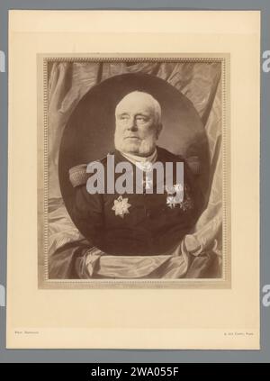 France, Berthaud, Portrait of Commander Littré in uniform, France ...
