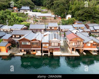 Funaya fishermen houses, Kyoto prefecture, Ine, Japan Stock Photo - Alamy