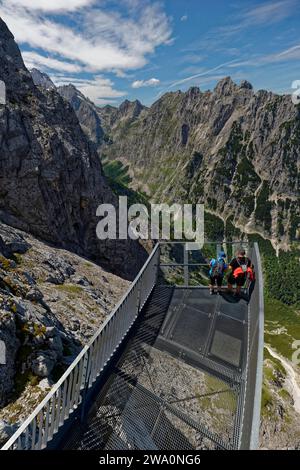 View from the Alpspix platform at the Osterfelderkopf summit near ...