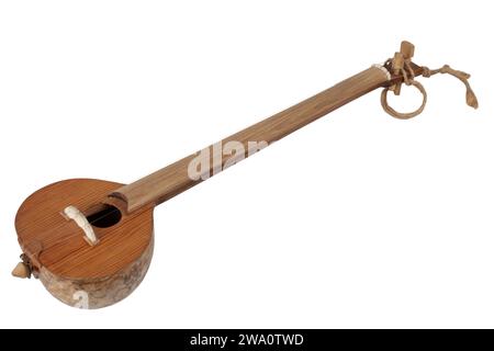 Turkish tambour. Long-necked folk string instrument of the lute family ...