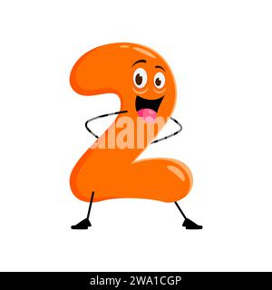Two smiling cartoon kids. Hand drawn vector illustration. Each on a ...
