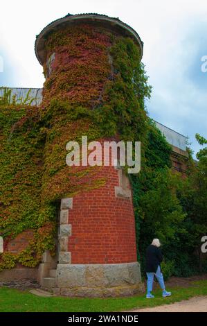 The colonial-era Old Castlemaine Gaol at Castlemaine in the Central ...