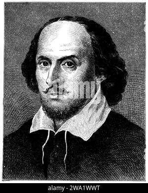 William Shakespeare (getauft am 26. April 1564 (Julianischer Kalender ...