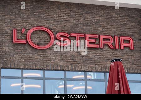 Logo, Schriftzug der Restaurantkette L Osteria, LOsteria ist deutsche ...