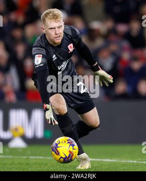Middlesbrough Goalkeeper Tom Glover during the Sky Bet Championship ...