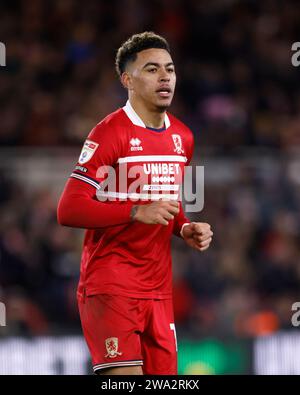 Morgan Rogers of Middlesbrough during the Sky Bet Championship match ...
