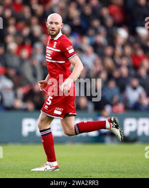 Middlesbrough's Matthew Clarke during the Sky Bet Championship match at ...