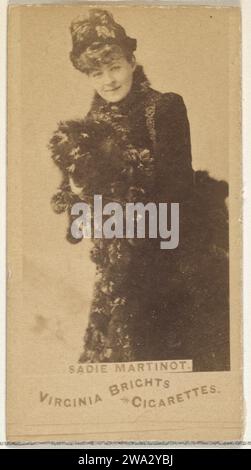 Sadie Martinot, from the Actresses series (N245) issued by Kinney ...