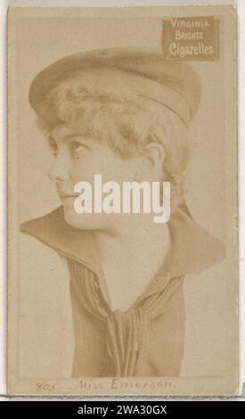 Miss Emerson, from the Actresses series (N246), Type 1, issued by ...