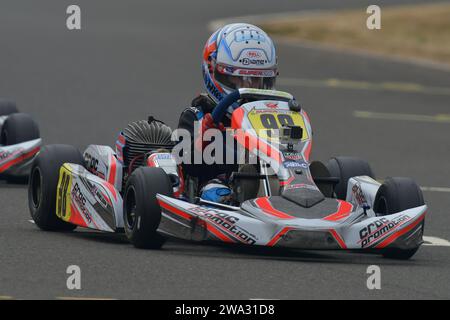 Sebastian Wheldon during his early karting career, following in his ...