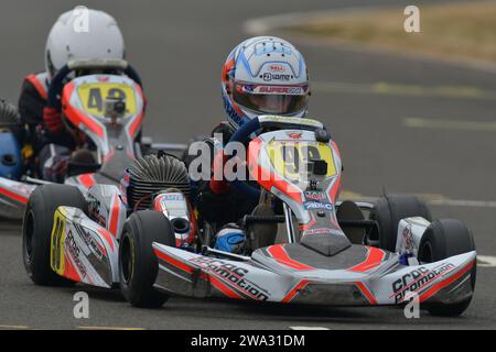 Sebastian Wheldon during his early karting career, following in his ...