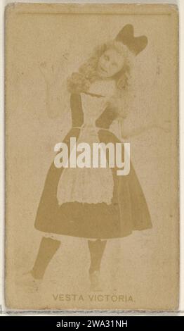 Vesta Victoria, from the Actresses series (N245) issued by Kinney ...