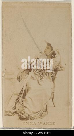 Emma Warde, from the Actresses series (N245) issued by Kinney Brothers ...