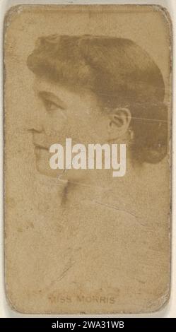 Miss Morris, from the Actresses series (N203) issued by Wm. S. Kimball ...