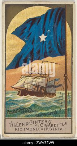 This Commodore's pennant from the United States, part of the Naval ...