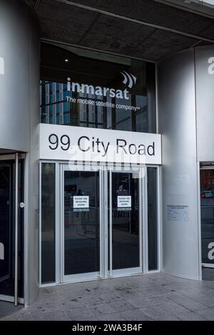 Inmarsat HQ Offices in London. Inmarsat Headquarters building at 99 ...