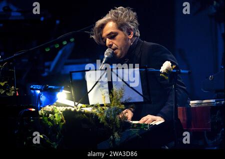 Milan Italy 2012-03-12: Morgan, Marco Castoldi, Italian singer, during ...