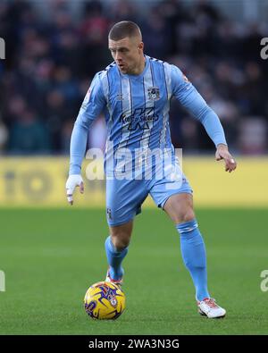 Coventry City's Jake Bidwell during the Sky Bet Championship match at ...