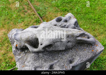 The Swedish grave, former mass grave of 300 Swedish cavalry soldiers ...