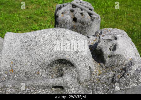The Swedish grave, former mass grave of 300 Swedish cavalry soldiers ...
