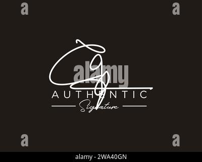 CG Signature Logo Template Vector Stock Vector Image & Art - Alamy