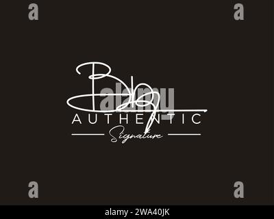 BB Signature Logo Template Vector Stock Vector Image & Art - Alamy