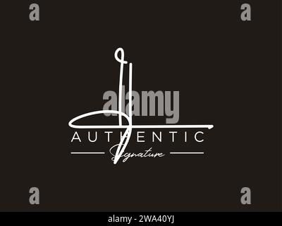 IL Signature Logo Template Vector Stock Vector Image & Art - Alamy