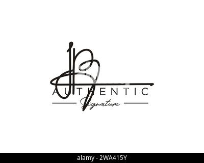 JP Signature Logo Template Vector Stock Vector Image & Art - Alamy