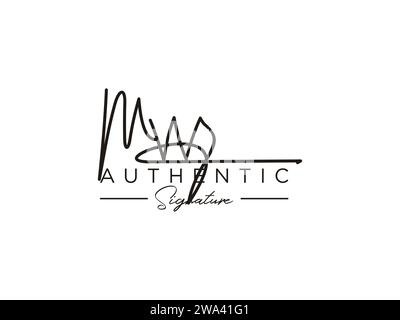 MW Signature Logo Template Vector Stock Vector Image & Art - Alamy