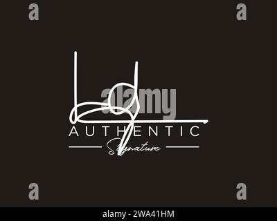LD Signature Logo Template Vector Stock Vector Image & Art - Alamy