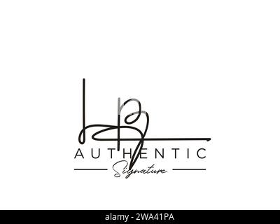 LP Signature Logo Template Vector Stock Vector Image & Art - Alamy