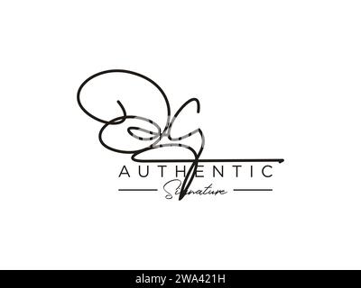 OC Signature Logo Template Vector Stock Vector Image & Art - Alamy