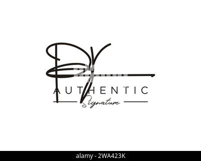 PR Signature Logo Template Vector Stock Vector Image & Art - Alamy