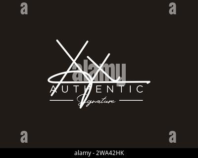 XX Signature Logo Template Vector Stock Vector Image & Art - Alamy