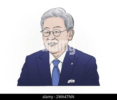 Lee Jae-myung, leader of South Korea's main opposition Democratic Party ...