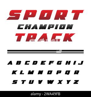 Modern futuristic alphabet, bold heavy letters, cool dynamic font for ...