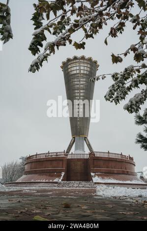 SHYMKENT, KAZAKHSTAN - DECEMBER 09, 2023: Monument Altyn Shanyrak in ...