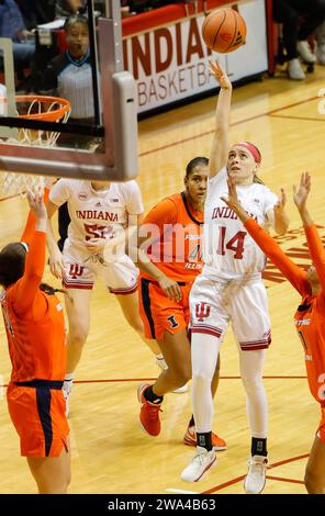 Bloomington, United States. 31st Dec, 2023. Sara Scalia (14) of Indiana ...