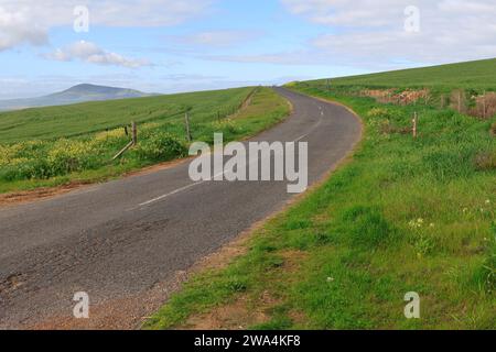 Farmland in the Boland region of the Western Cape Province of South ...