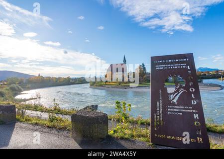 Laufen, Laufen collegiate church in Old Town, Berchtesgadener Land ...