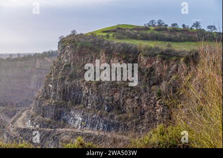 A view towards Croft Hill from the upper side of Huncote Nature reserve ...