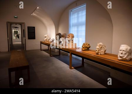 Head bust Sculptures by Paul Dardé, Lodeve Museum, Lodève, a town in ...