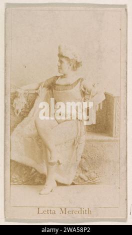 Letta Meredith, from the Actresses series (N245) issued by Kinney ...