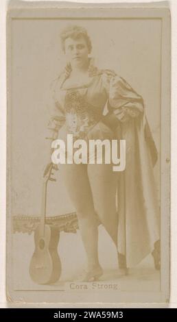 Cora Strong, from the Actresses series (N245) issued by Kinney Brothers ...