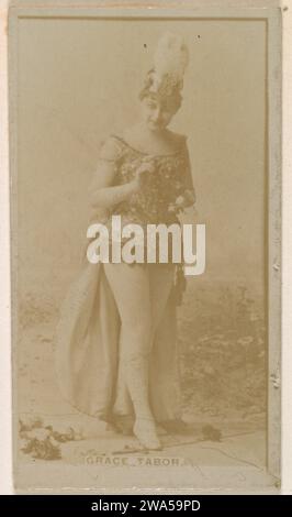 Grace Tabor, from the Actresses series (N245) issued by Kinney Brothers ...