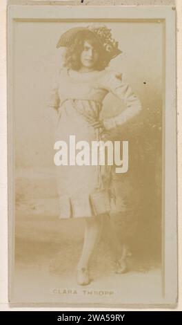 Clara Want, from the Actresses series (N245) issued by Kinney Brothers ...