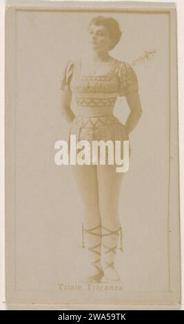 Trixie Triganza, from the Actresses series (N245) issued by Kinney ...