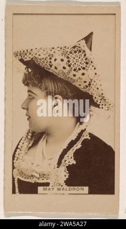 May Waldron, from the Actresses series (N245) issued by Kinney Brothers ...