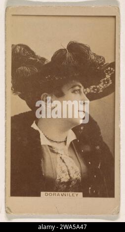 Dora Wiley, from the Actresses series (N203) issued by Wm. S. Kimball ...